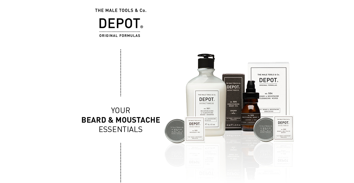Barba curata anche sotto la mascherina - DEPOT - THE MALE TOOLS & Co.